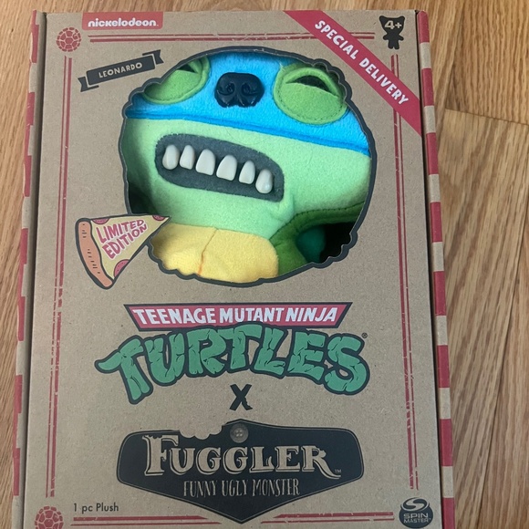 Toys | Fuggler Teenage Mutant Ninja Turtles Leonardo Plush Rare New ...